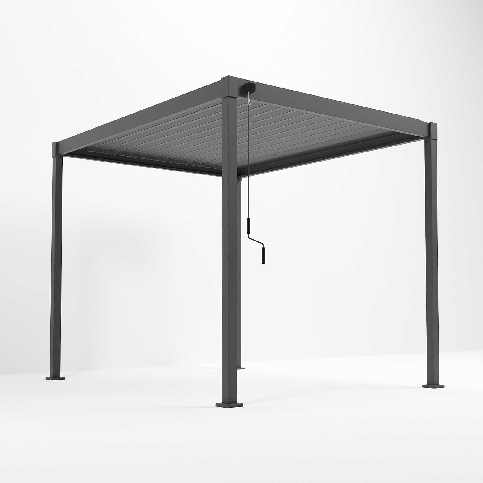 Nova - Shadow Pergola - 3m x 2.4m Pergola - Grey