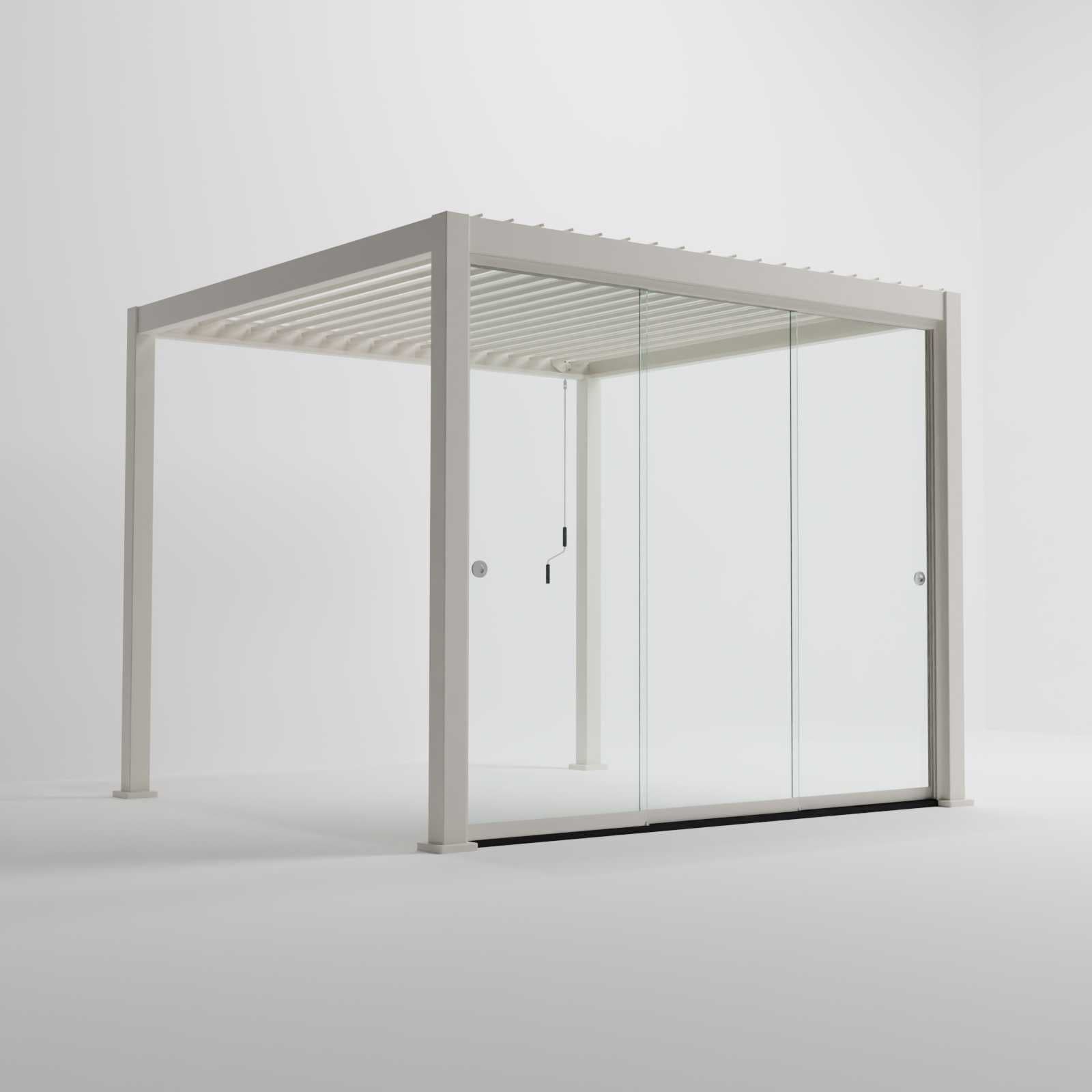 Nova - Titan 3m Glass Sliding Doors - Pebble