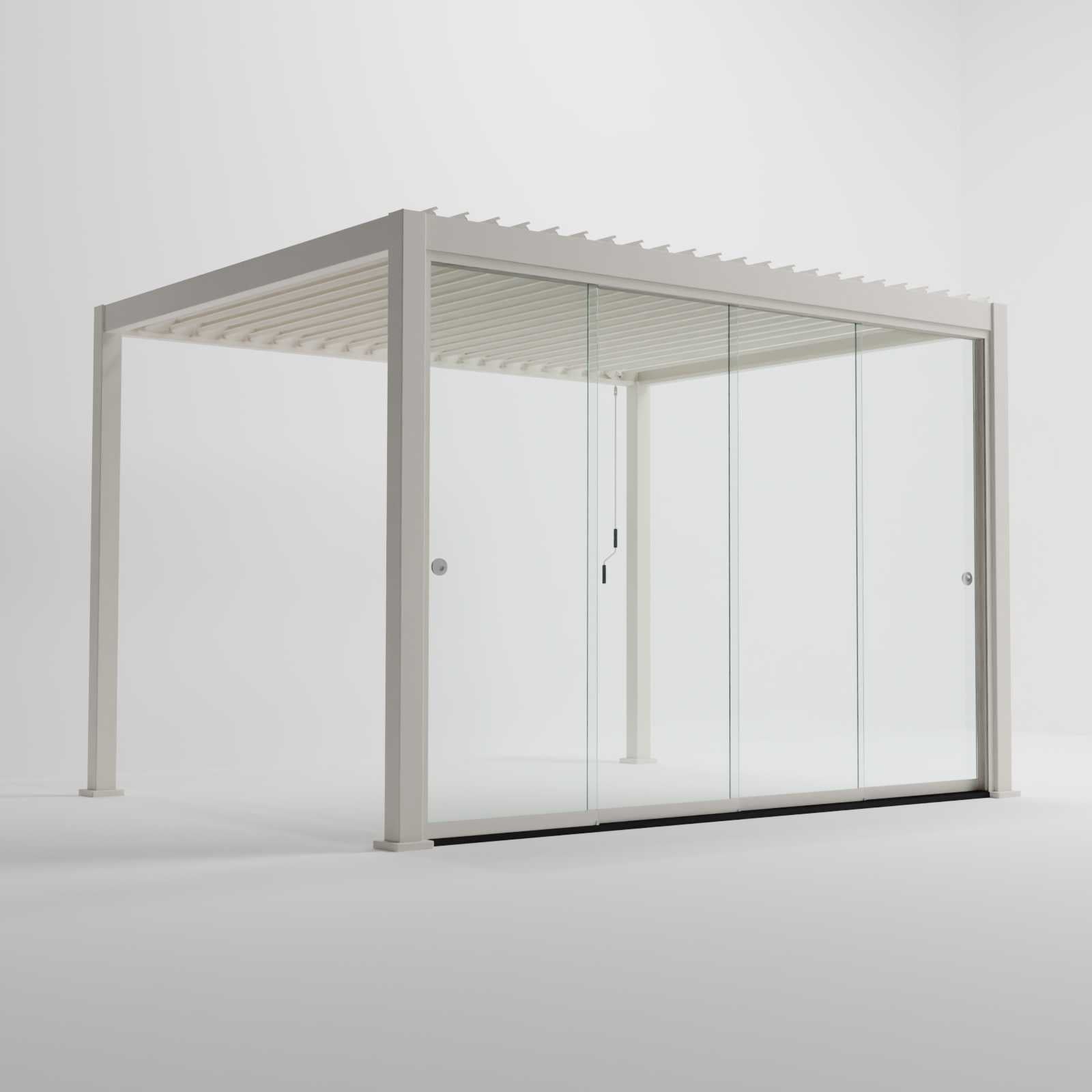 Nova - Titan 3.6m Glass Sliding Doors - Pebble